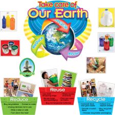 Trend Reduce/Reuse/Recycle Bulletin Board Set - Learning, Fun Theme ...