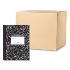 Roaring Spring Hardcover Marble Composition Book, Unruled, Black Marble ...