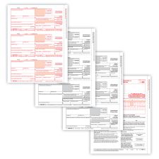 ComplyRight 1099-NEC Tax Forms Set, 4-Part, 3-Up, Copies A/B/C, Laser, 8-1/2" x 11", Pack Of 50 ...