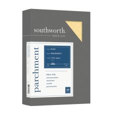 Southworth Parchment Specialty Paper, 8 1/2" x 11", 24 Lb., Gold, Pack ...