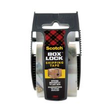 Scotch Box Lock Shipping Packaging Tape with Dispenser, 1.5" Core, 1.88 ...