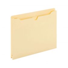 Manila File Jackets, 1" Expansion, 8 1/2" x 11", Box of 50 File Jackets ...