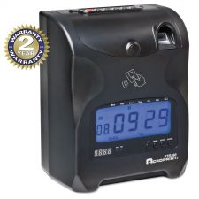 Acroprint Biometric Fingerprint Time Clock, Black/Red Ink, 6 x 5 x 9 ...
