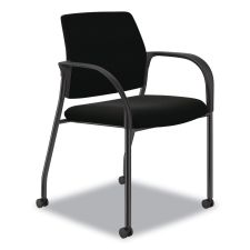 HON Ignition Series Guest Chair with Arms, Polyurethane Fabric Seat, 25 ...