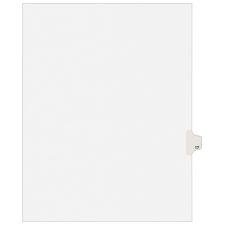 Avery Individual Legal Dividers Avery Style, Letter Size, Side Tab #17 ...
