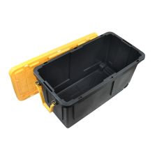 Centrex Tough Box Wheeled Tote With Lid, 75-Gallon, 46”L x 16-13/16”W x ...