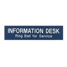 Engraved Wall Sign, 2" x 8" (1/PK) | OfficeSupply.com