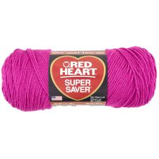 Red Heart Super Saver Yarn - Shocking Pink | OfficeSupply.com