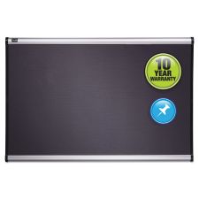 Quartet Prestige Gray Diamond Mesh Bulletin Board, 36" x 24", Gray ...