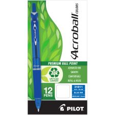 Pilot Acroball Colors Retractable Advanced Ink Pens, Medium Point, 1 ...
