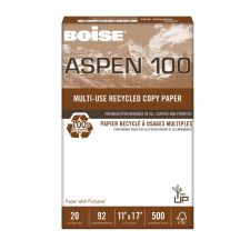 Boise ASPEN 100 Multi-Use Print & Copy Paper, Ledger Size (11" x 17 ...