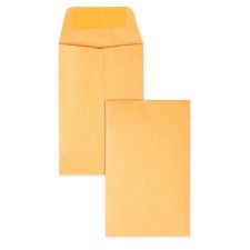 Quality Park #1 Coin Envelopes, Brown Kraft, Box Of 500 | OfficeSupply.com
