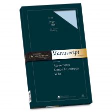 Southworth 25% Cotton Manuscript Covers, Blue, 30lb, Wove, 9 x 15 1/2 ...