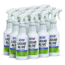 Dymon LIQUID ALIVE Odor Digester, 32 oz Bottle, 12/Carton ...