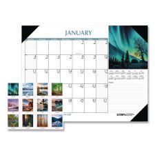 House of Doolittle Earthscapes Scenic Desk Pad Calendar, Scenic Photos ...