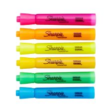 Sharpie Tank Style Highlighters, Chisel Tip, Assorted, Box of 12 ...