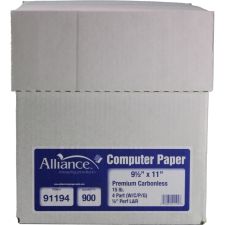 Alliance Carbonless Computer Paper, 9” x 11”, Assorted, 15 lb ...