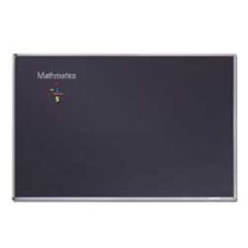Quartet Education Magnetic Porcelain Chalkboard, 72" x 48", Black ...