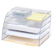Eldon Optimizers 2-Way Organizer, Clear | OfficeSupply.com
