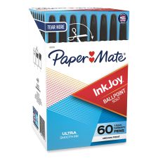 Paper Mate InkJoy 50ST Ballpoint Pen, Stick, Medium 1 mm, Black Ink ...