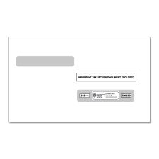 ComplyRight Double-Window Envelopes For W-2 (5214) Tax Forms, Moisture ...