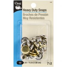 Dritz Heavy-Duty Snaps 5/8" 7/Pkg - NOTM090007 | OfficeSupply.com