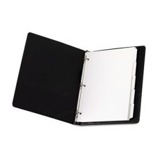 TOPS Oxford Self-Stick 3-Hole Custom Divider Tabs, White, Pack Of 5 ...