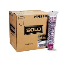 Solo 10 oz Bistro Design Disposable Paper Cups | OfficeSupply.com
