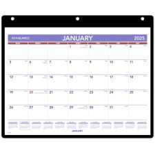 2025 AT-A-GLANCE Monthly Wall Calendar With Jacket, 11" x 8 ...