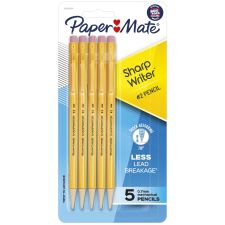 Paper Mate SharpWriter Mechanical Pencils, 0.7 mm, Yellow Barrel, Pack ...