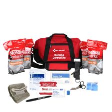 First Aid Only Bleeding Control Multiple Victim Bag, 60 Pieces, Fabric ...