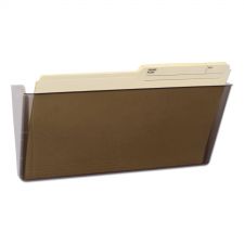 Storex Wall File, Legal Size, 16" x 4" x 7", Smoke | OfficeSupply.com