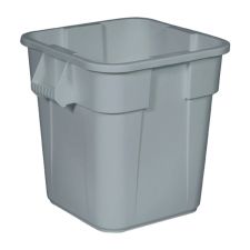 Rubbermaid Commercial Square Brute Container - 28 gal Capacity - Square ...