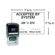 Custom 2000 Plus® PrintPro™ 53D Light Duty 1 Or 2-Color Self-Inking ...