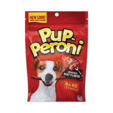 Pup-Peroni Original Beef Flavor Dog Snack Sticks, 8 oz Pouch, 8/Carton ...