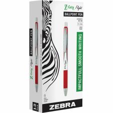 Zebra Pen Z-Grip Flight Retractable Pens - Bold Pen Point - 1.2 mm Pen ...