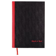 Black n' Red Notebook/Journal, 11 3/4" x 8 1/4", 192 Pages (96 Sheets ...