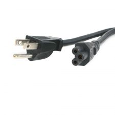 StarTech.com 3ft (1m) Laptop Power Cord, NEMA 5-15P to C5 (Clover Leaf ...