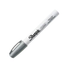 Sharpie Paint Marker, Bullet Point, Silver | OfficeSupply.com