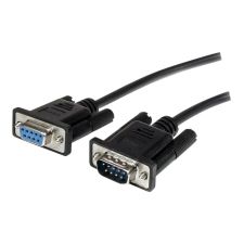 StarTech.com 1m Black Straight Through DB9 RS232 Serial Cable - M/F ...