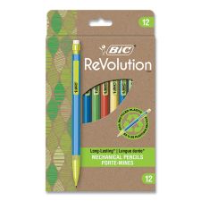 BIC ReVolution Mechanical Pencil, 0.7 mm, HB (#2), Black Lead, Assorted ...