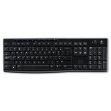 Logitech K270 Wireless Keyboard, USB Unifying Receiver, Black ...