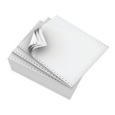 Domtar Continuous Form Paper, 3-Part, Carbonless, 9 1/2" x 11", White ...