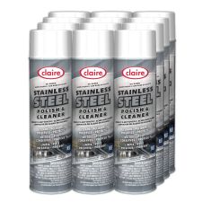 Claire Stainless Steel Polish and Cleaner, Lemon Scent, 15 oz Aerosol ...