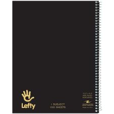 Roaring Spring Lefty Subject Wide Ruled Left Handed Spiral Notebook ...