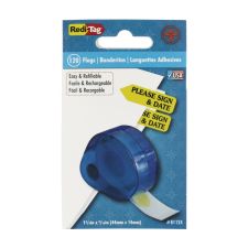 Redi-Tag Preprinted Signature Flags In Dispenser, PLEASE SIGN & DATE ...