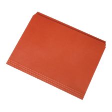 SKILCRAFT Straight-Cut Color File Folders, Letter Size, Orange, Box Of ...