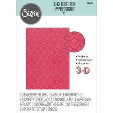 Sizzix Multi-Level Textured Impressions A5 Embossing Folder ...