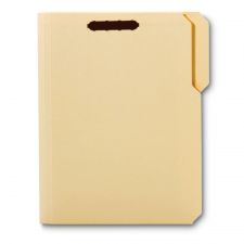 Reinforced Manila Folder With 2 Embossed Fasteners, 1/3-Cut Tabs ...