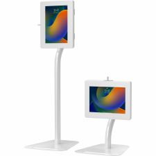 CTA Digital Premium Height-Adjustable Floor-to-Desk Security Kiosk for ...
